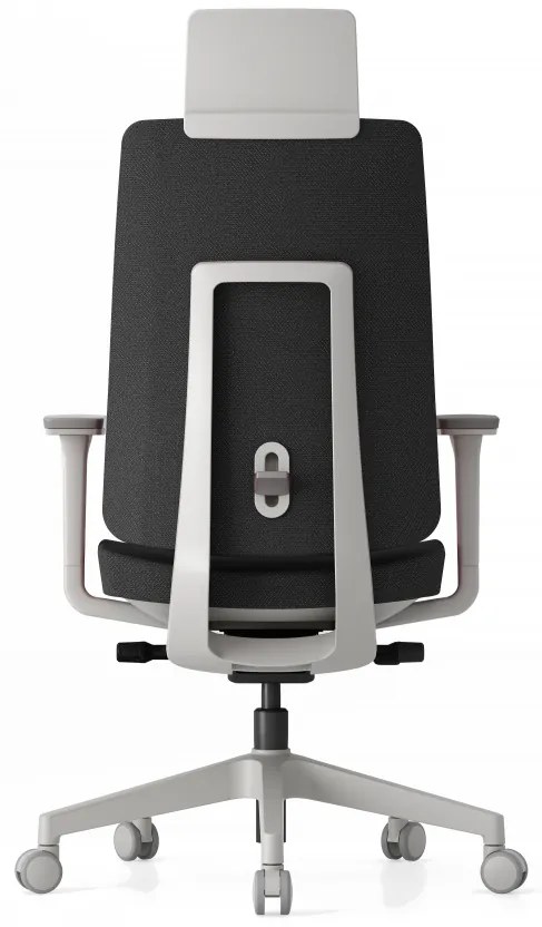 Office Pro Kancelářská ergonomická židle K50 — bílá Červená