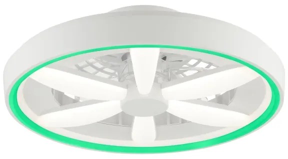 Brilliant - LED RGBW Stropní ventilátor se světlem GAIANO LED/48W/230V bílá + DO