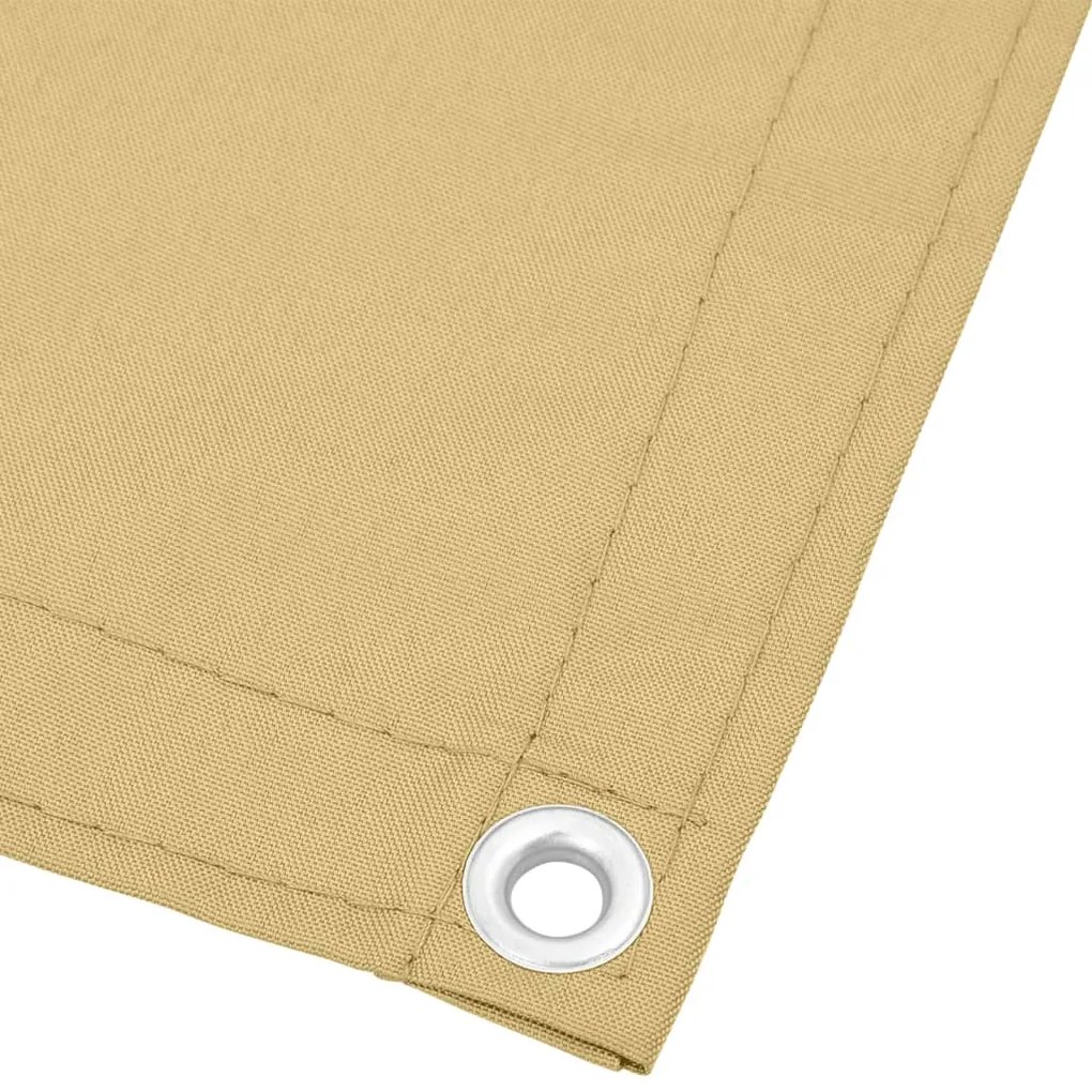 Balkonová Zástěna Písková 75 X 1 000 Cm 100% Polyester Oxford