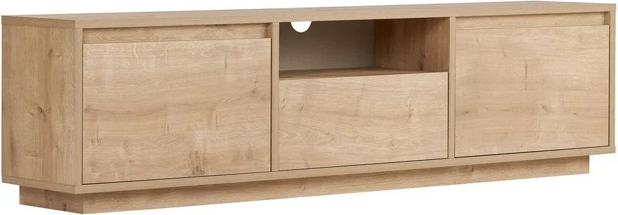 TV stolek v dekoru dubu v přírodní barvě 160x42x30 cm Sentinel – Kalune Design