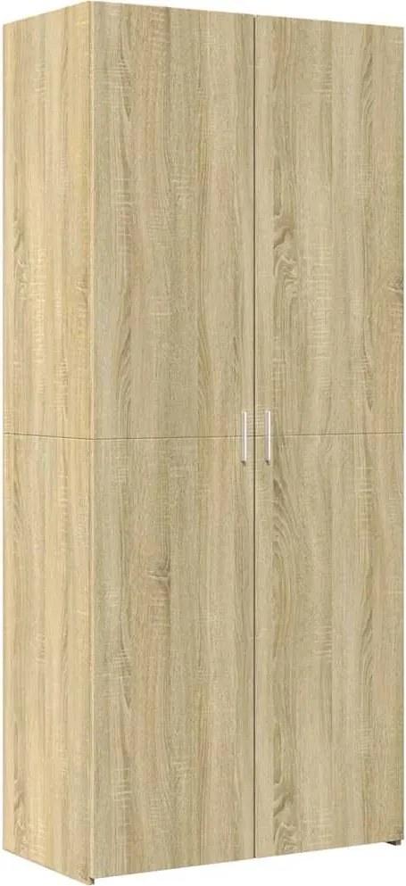 Úzká úložná dub sonoma 80x42,5x225 cm kompozitní dřevo 3281352