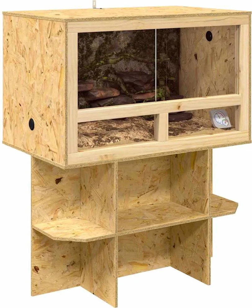 Terárium Hnědá 80 x 50 x 100 cm OSB 3397885