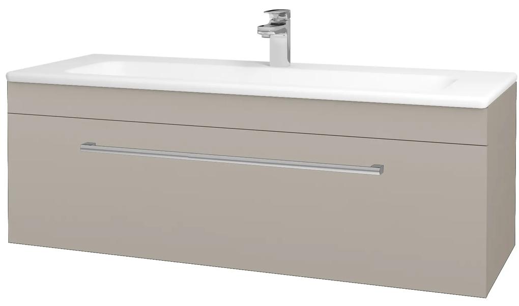 Dřevojas Koupelnová skříň ASTON SZZ 120 Varianta: N01 Bílá lesk / Úchytka T02 / IND Individual