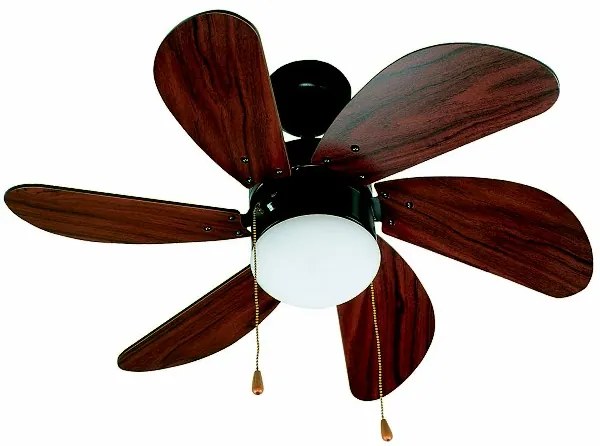 Stropní ventilátor se světlem Faro PALAO 33185 mahagon + záruka 3 roky ZDARMA