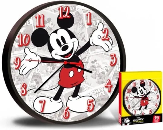 EUROSWAN Nástěnné hodiny Mickey Mouse 25cm