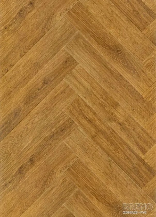 Breno PVC MAXIMA EKO Boreal 060 - hnědé dřevo, šíře 100 cm