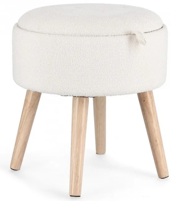 BIZZOTTO Puf ZOYA bílý 0721601