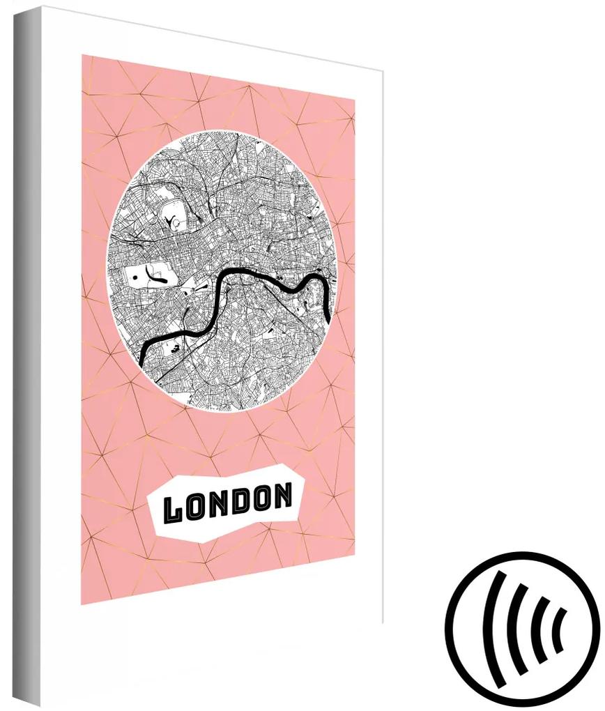 Obraz Centrum Londýna (1-panel) vertikální