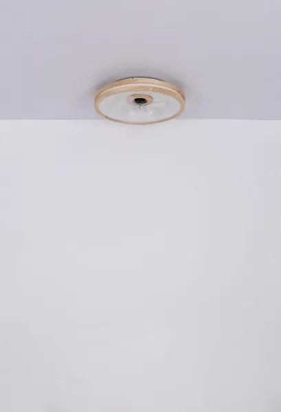 Globo 03650 - LED Stropní svítidlo s ventilátorem GATIAN LED/30W/230V hnědá + DO