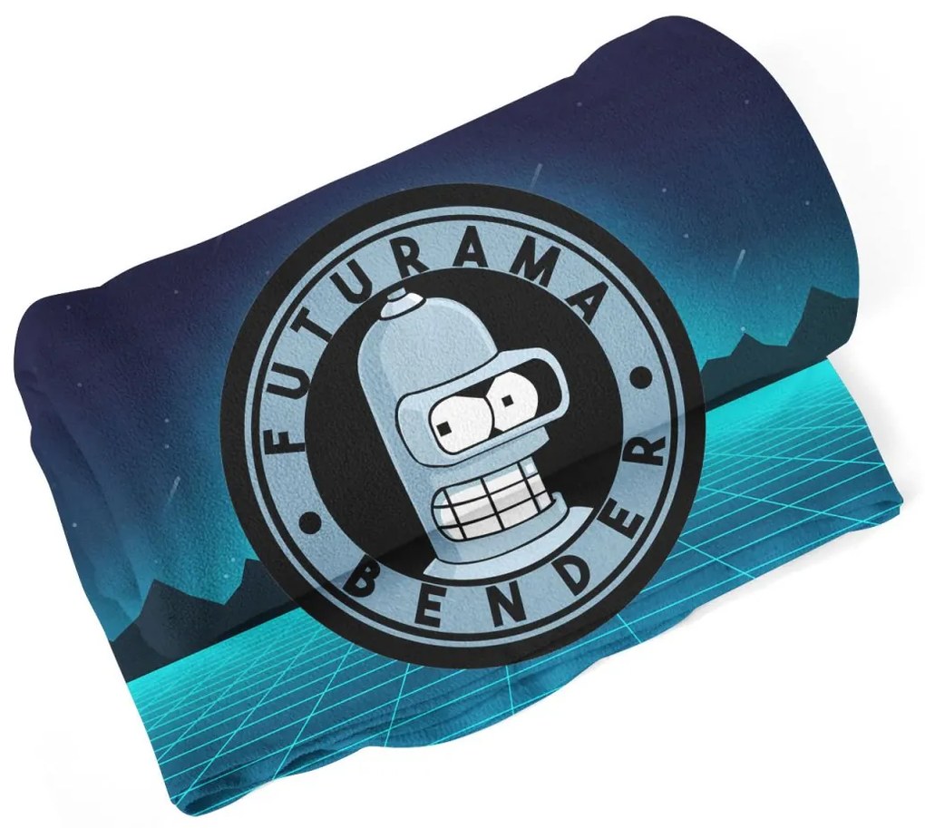 Sablio Deka Futurama Bender Čtvrtá dimenze - 150x120 cm