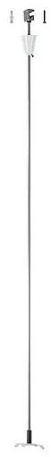 LA 175161 Sada závěsu z drátěného lana s tyčí pro 3fáz. přípojnici S-TRACK, bílá, 100 cm - BIG WHITE (SLV)