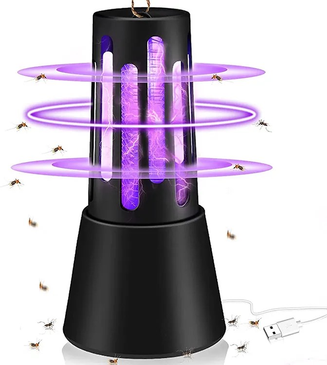 Verk Group Insekticidní lampa na komáry hmyz mouchy uv účinná 5w tichý kartáč