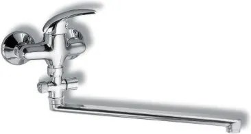 Novaservis Metalia 55 Paneláková baterie bez příslušenství 150 mm, chrom, 55072/1,0