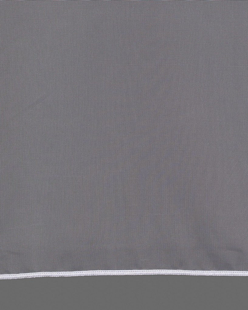 Záclona na dvojitých hačcích flex barva bílá látka poloprůhledná