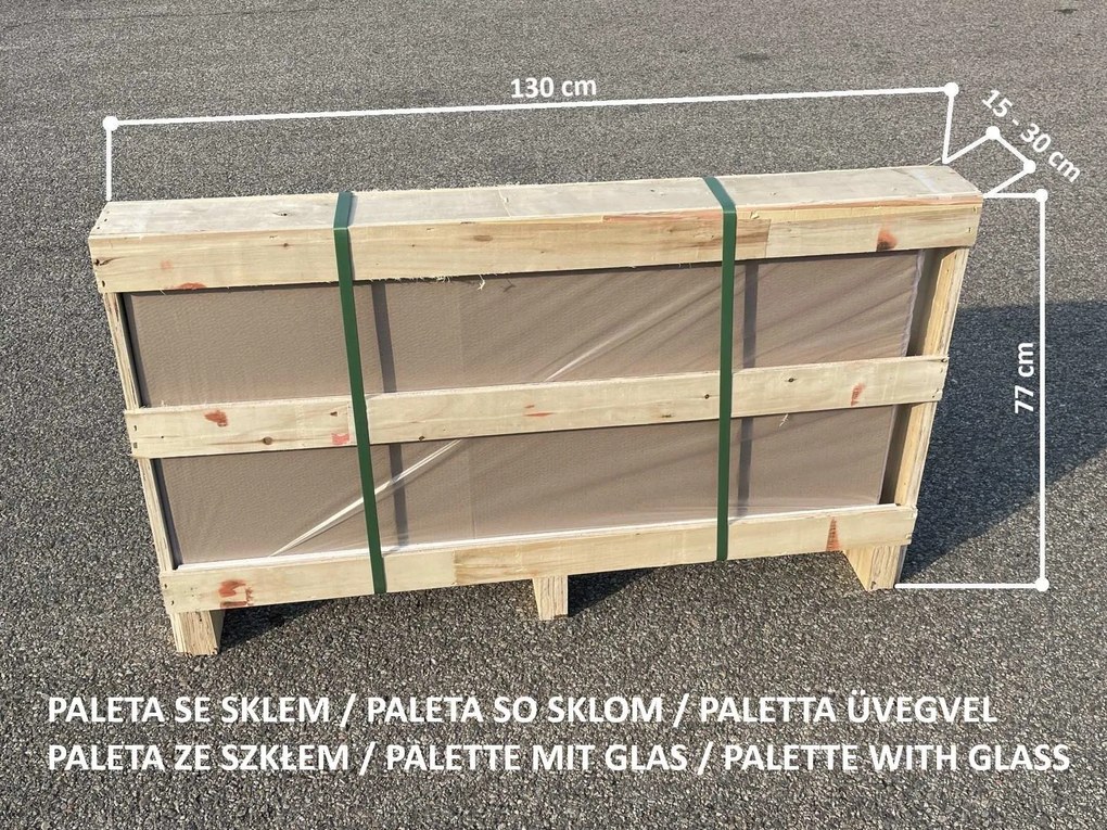 LANIT PLAST, s.r.o. skleník VITAVIA TRITON 6200 čiré sklo 3 mm černý LG3685