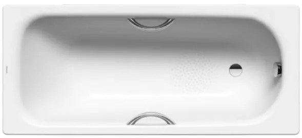 Kaldewei Advantage - Obdélníková vana Saniform Plus Star 336, 170x75 cm, s otvory pro madla, antislip, bílá 133630000001