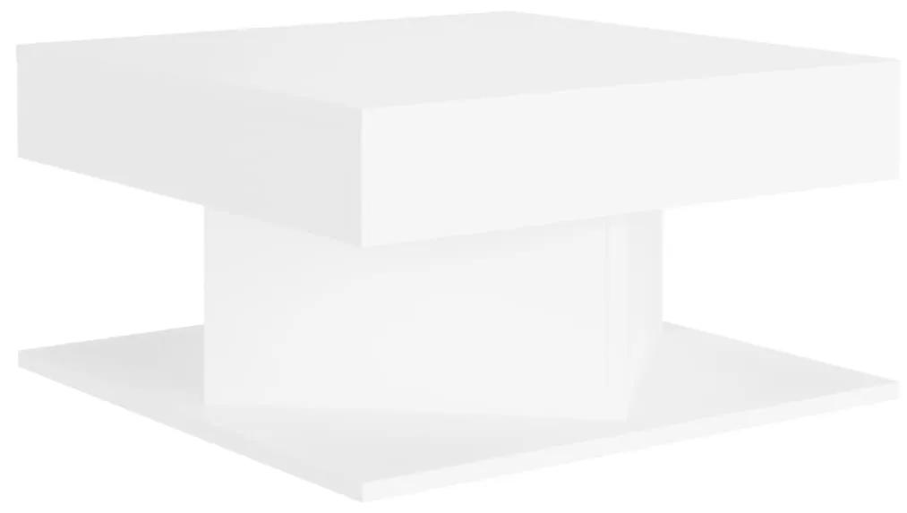 vidaXL Konferenční stolek bílý 57 x 57 x 30 cm dřevotříska