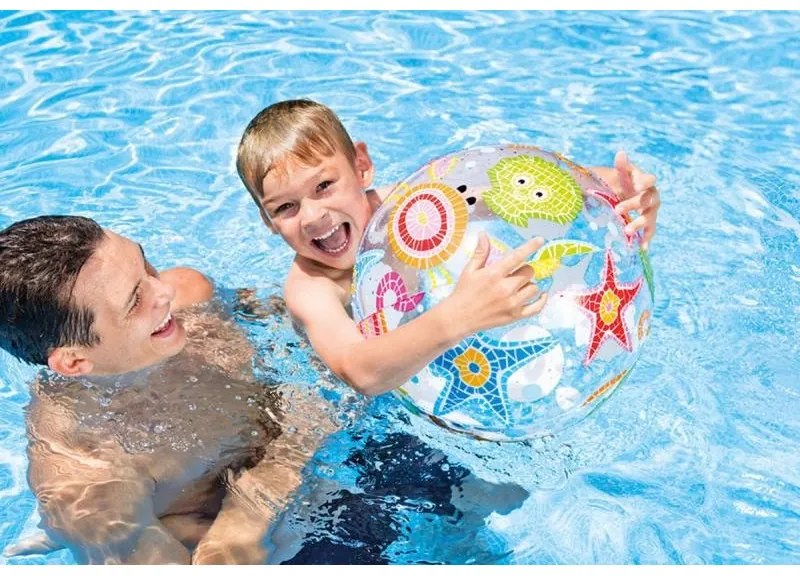 Nafukovací plážový míč Intex 59040 SEA 51 cm - barevná motiv 1