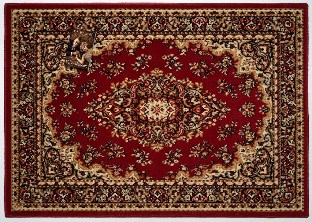 Spoltex, Kusový koberec Samira New Red 12001-011, 160x225, červená, chodba / předsíň