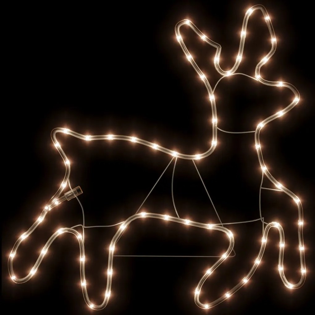 Vánoční Sob Se 72 Teplými Bílými Led 57 X 55 X 4,5 Cm