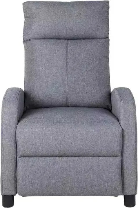 LuxuryForm DESIGN Televizní křeslo RUFO s polohováním - šedé