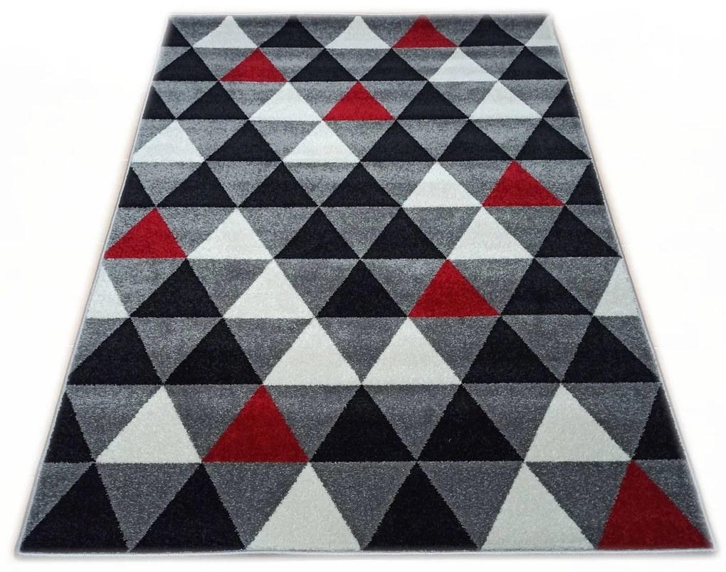 Weltom kusový koberec Silver Dora 2467/19 140x200cm červený