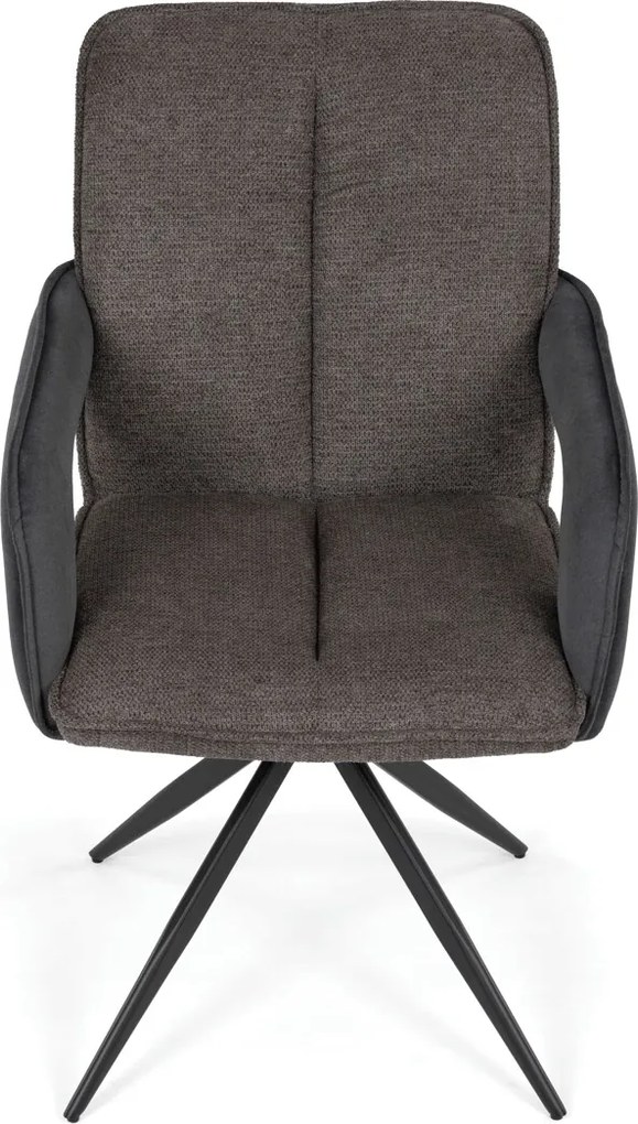 Autronic Jídelní židle otočná DCH-F1146 Barva potahu: Šedá