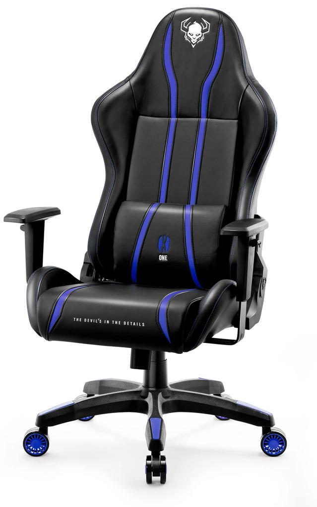 Herní židle Diablo X-One 2.0 Normal Size: černo-modrá Diablochairs