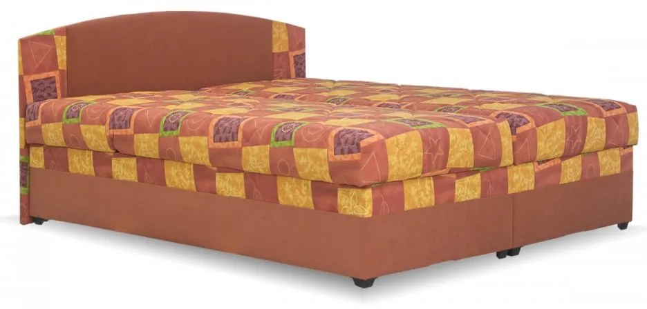 Levná postel Kappa, 180x200cm, oranžová