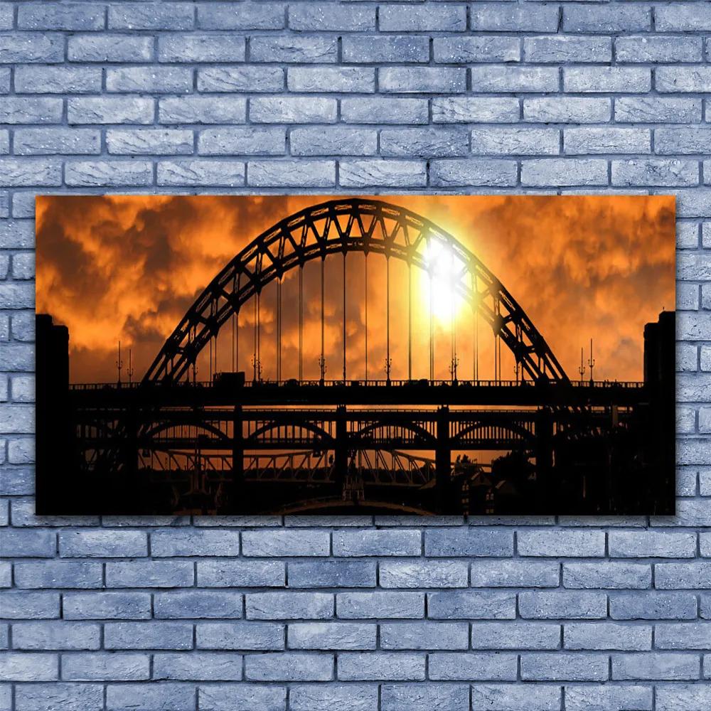 akrylový obraz Most Architektura 120x60 cm