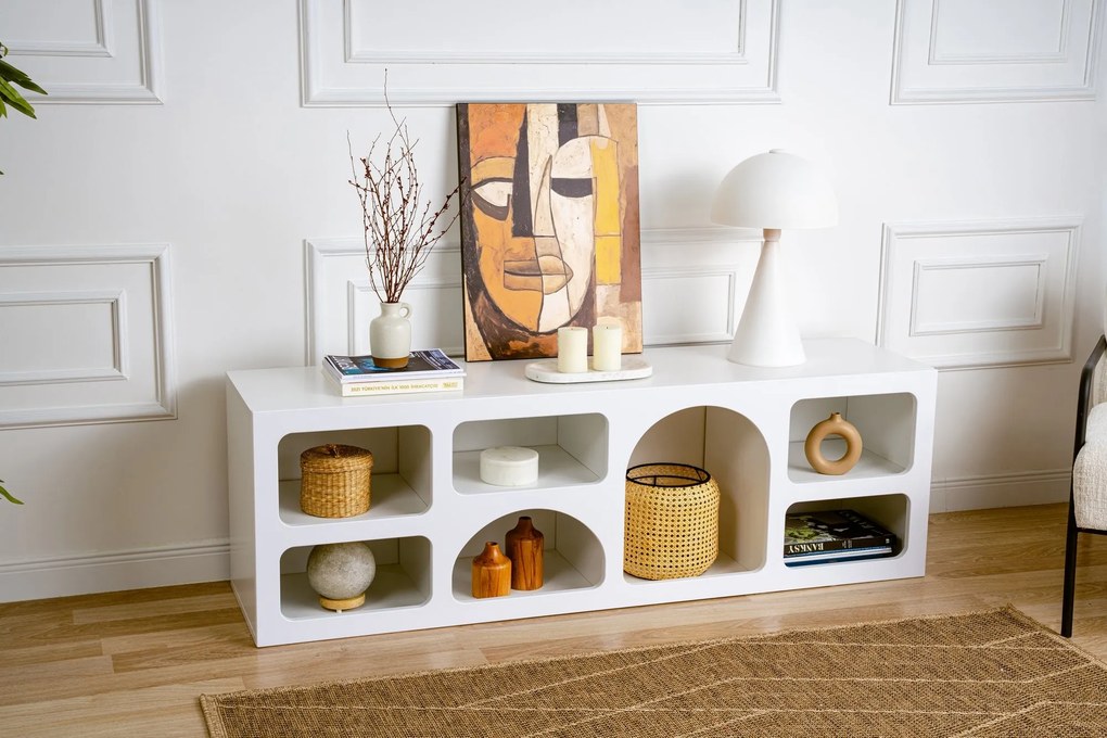 Kalune design Konzolový stolek LORIN bílý