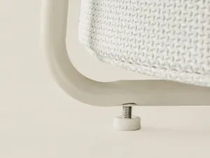 Kulatý konferenční stolek Vasagle Moris 75 cm krémový/béžový
