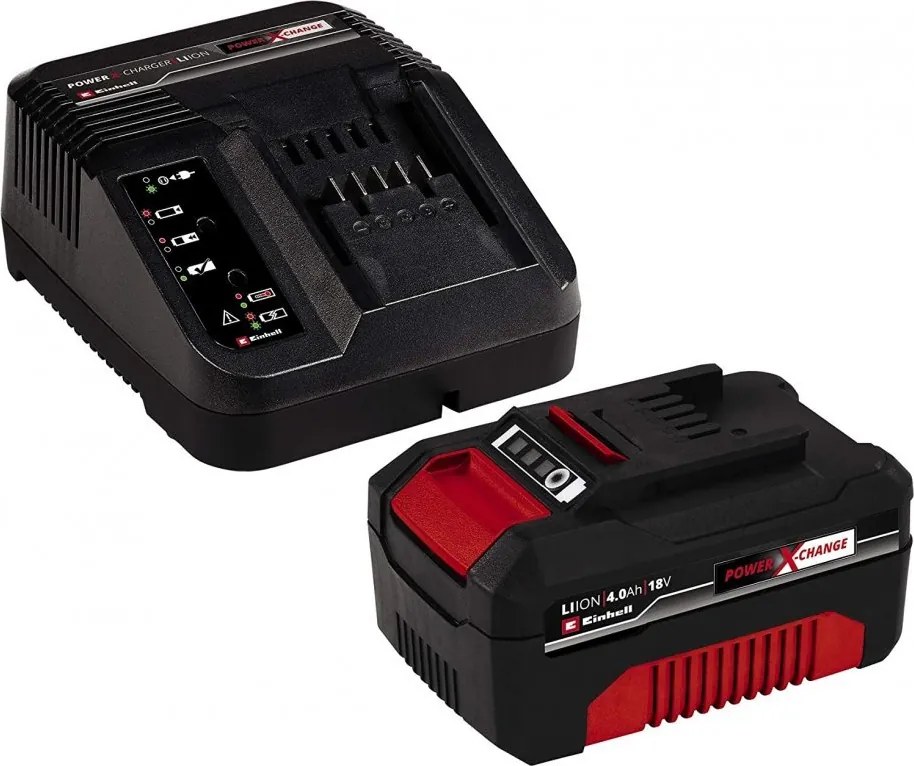 Akumulátorová vřetenová sekačka Einhell Power X-Change GE-HM 18/38 Li + Baterie 4Ah a nabíječka Zvolte variantu