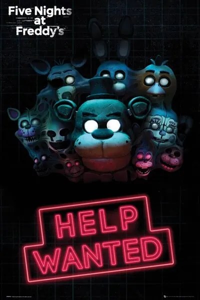 Plakát, Obraz - Five Nights at Freddy's - Help Wanted, (61 x 91.5 cm)