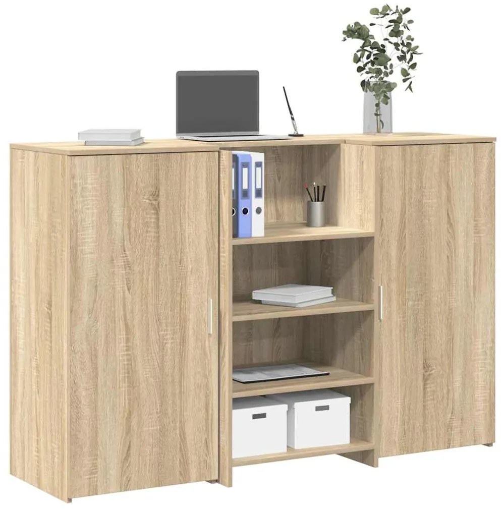 Recepční stůl dub sonoma 155x50x103,5 cm kompozitní dřevo 3324198