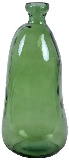 San Miguel VIDRIOS SAN MIGUEL !RECYCLED GLASS! Váza z recyklovaného skla "SIMPLICITY", 51 cm, zelená