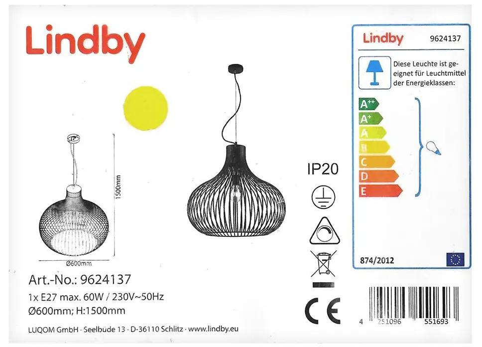 Lindby Lindby - Lustr na lanku FRANCES 1xE27/60W/230V LW1062