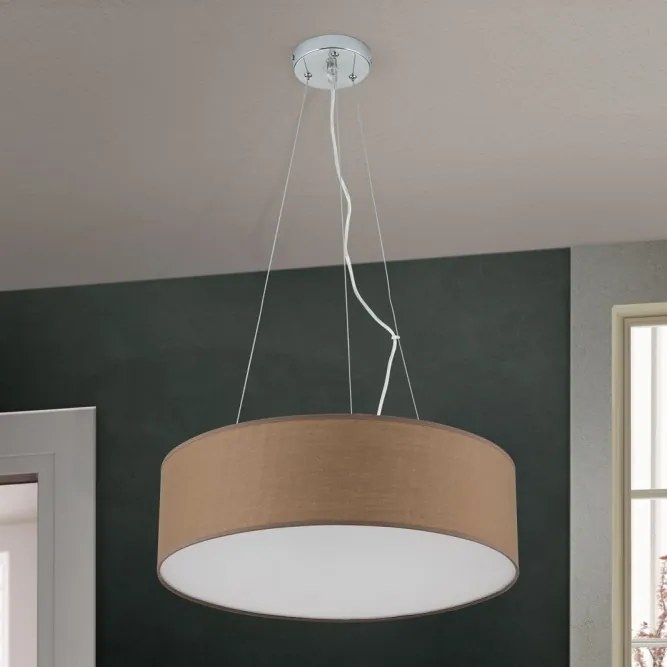 Orion HL6-1632/3Braun Závěsné svítidlo UFO hnědé, průměr 50cm