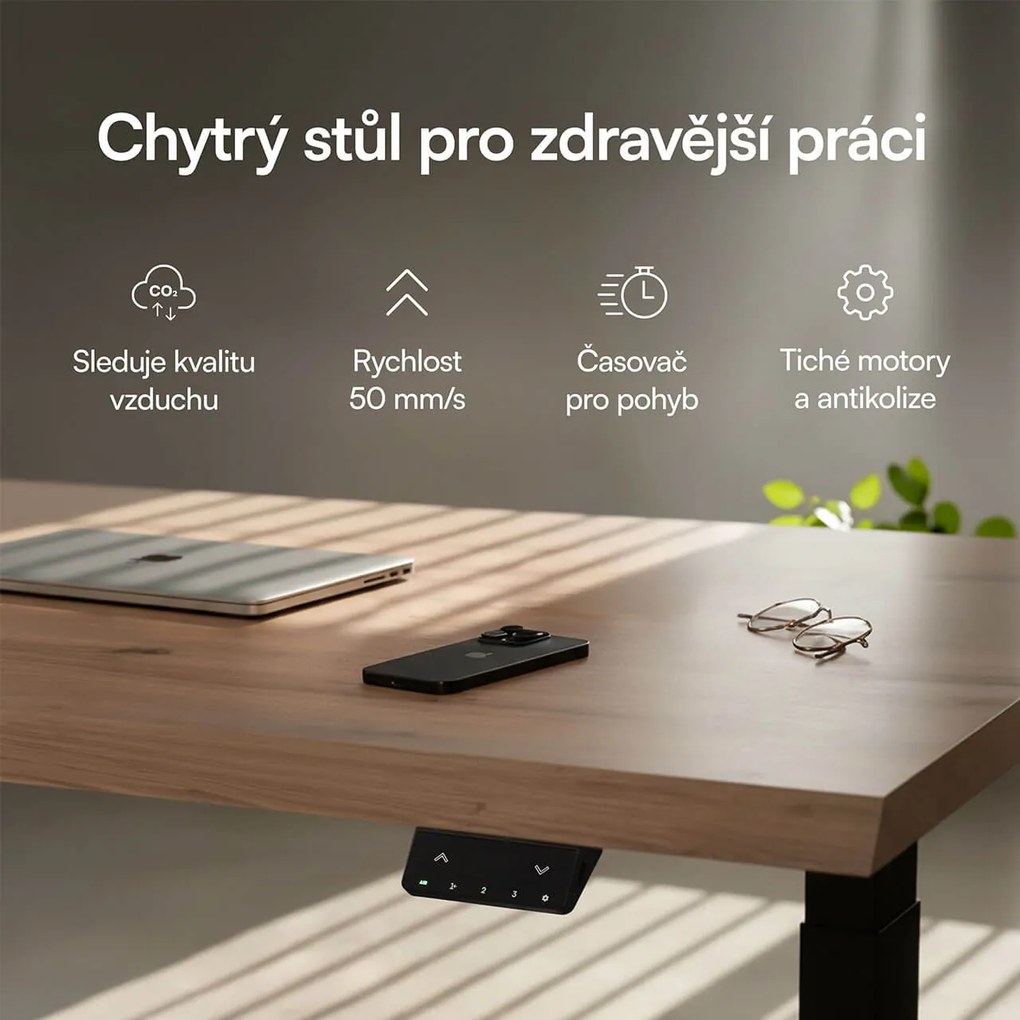 Výškově nastavitelný stůl Liftor Expert, bílý, , elektricky polohovatelný