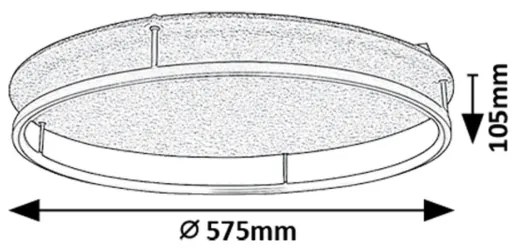 Rabalux 71033 - LED Stropní svítidlo FARENZO LED/40W/230V 3000/4000K