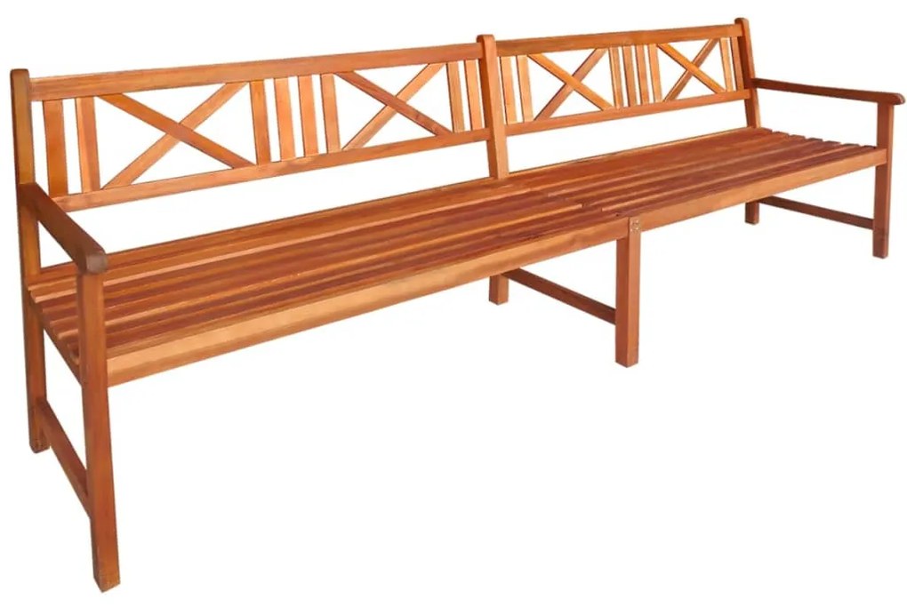 42593 vidaXL Zahradní lavice 240 cm masivní akáciové dřevo