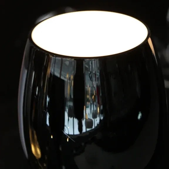 Retro stojací lampa Izza černé