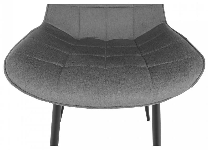 Tempo Kondela Jídelní židle SARIN, šedá/černý kov