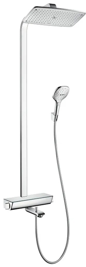 Hansgrohe Raindance Select E, Showerpipe 360 ​​1jet s vanovým termostatem, bílá/chromová, HAN-27113400