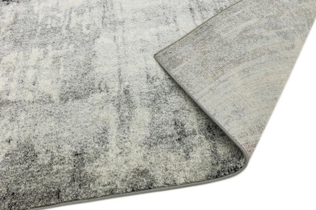 Šedý  koberec Dinamo Abstract Grey Rozměry: 200x290 cm