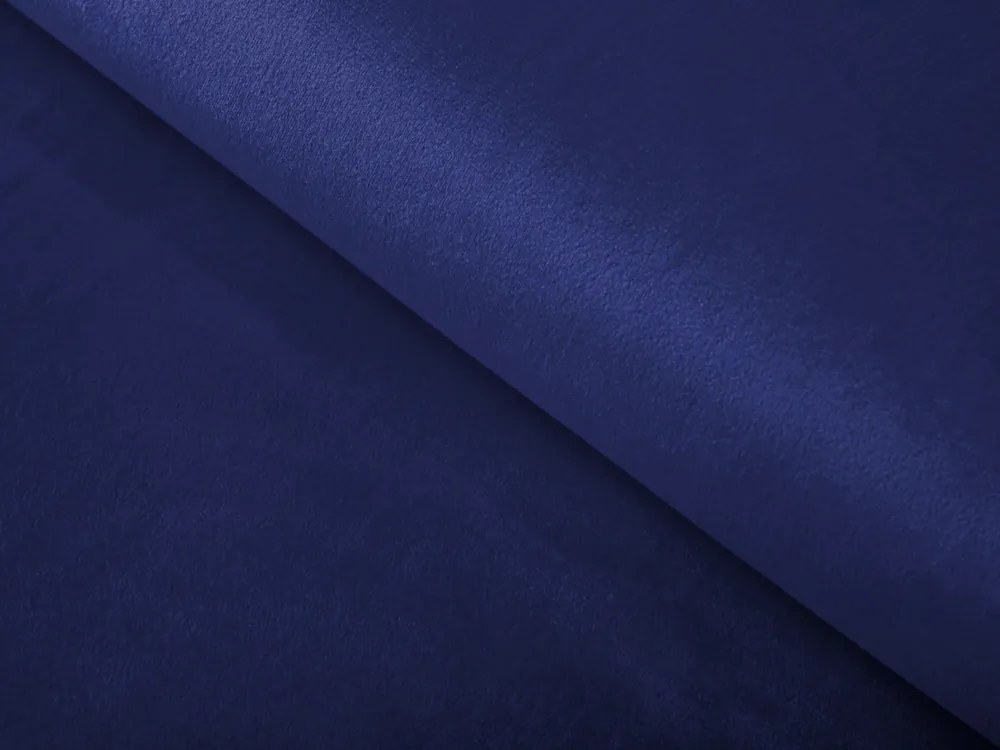 Biante Sametový čtvercový ubrus SV-026 Tmavá královská modrá II 100x100 cm