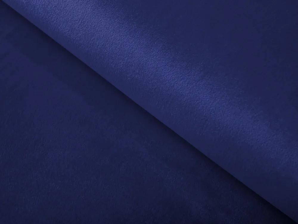 Biante Sametový čtvercový ubrus SV-026 Tmavá královská modrá II 110x110 cm