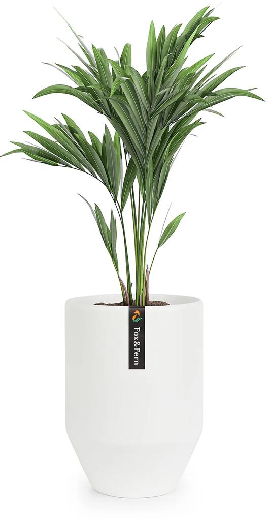 Květináč Almere polystone ideální pro rostliny, ručně vyrobený, kónický