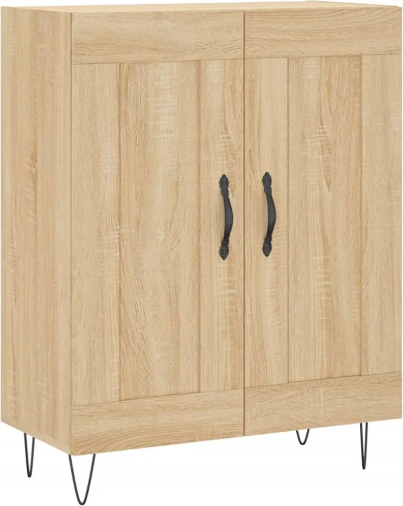 Skříň highboard dub sonoma 69,5 x 34 x 180 cm kompozitní dřevo 3198076