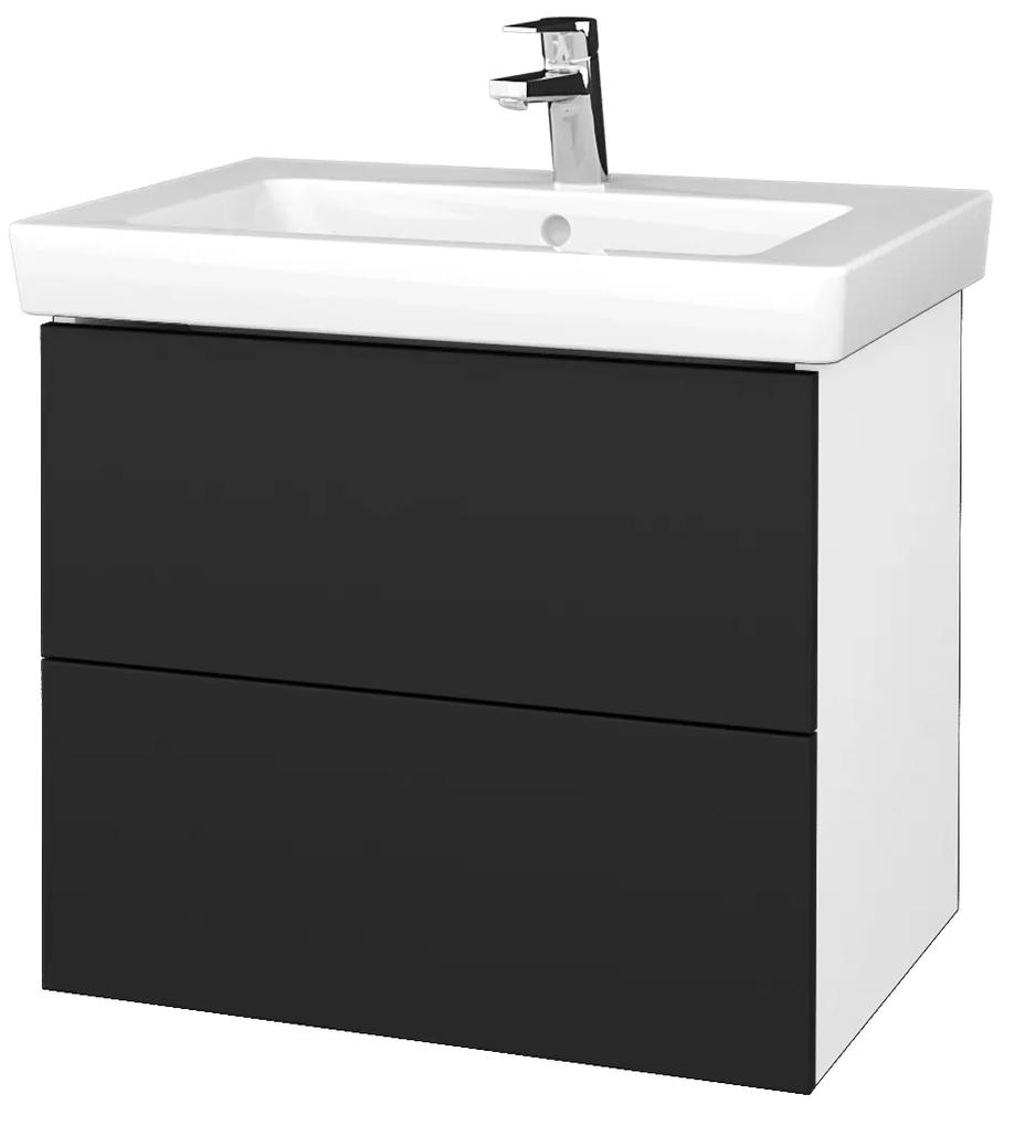 Dřevojas Koupelnová skříňka VARIANTE SZZ2 65 Varianta: N01 Bílá lesk / IND Individual